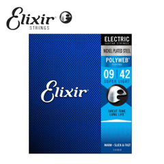 Elixir EX-12000 SUPER LIGHT POLYWEB 厚包覆 電吉他弦 9-42Elixir 12000 Super ...
