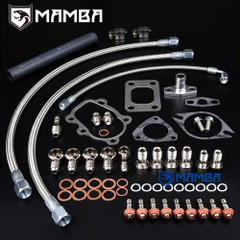Turbo Oil & Water Line Install Kit for Nissan CA18DET SR20DET S13 Stock ...