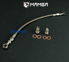Turbocharger Oil Feed Line For Subaru EJ WRX w/ Garrett Journal Bearing ...