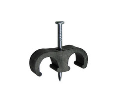 Black Plastic Cable Staple | Faithful